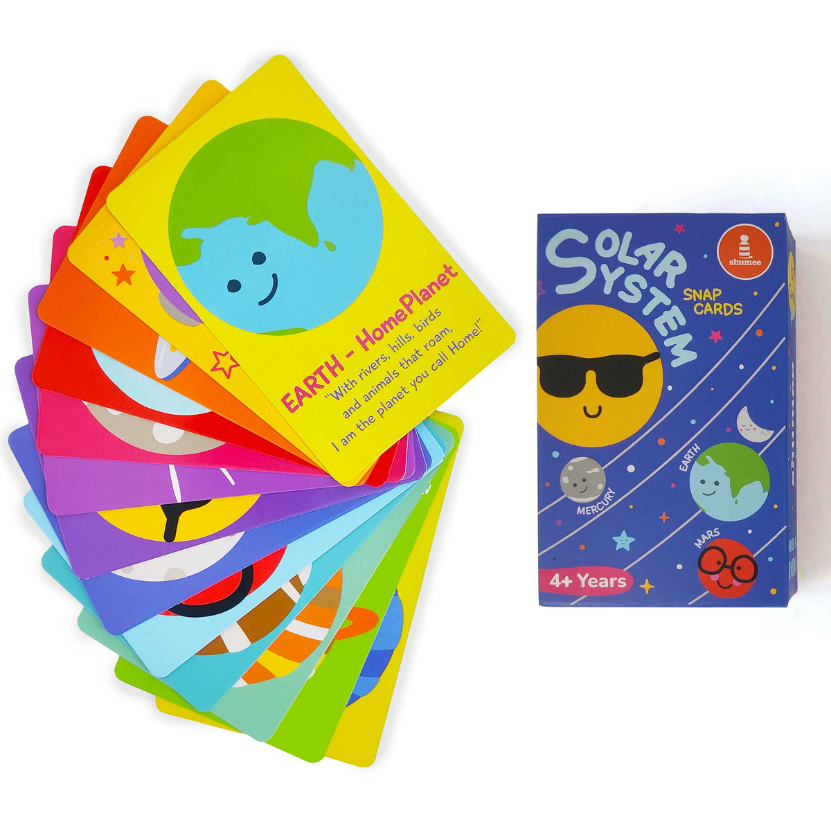 Kids Solar System Snap Flash Card Game - Dia Mirza x shumee (3+ Years ...